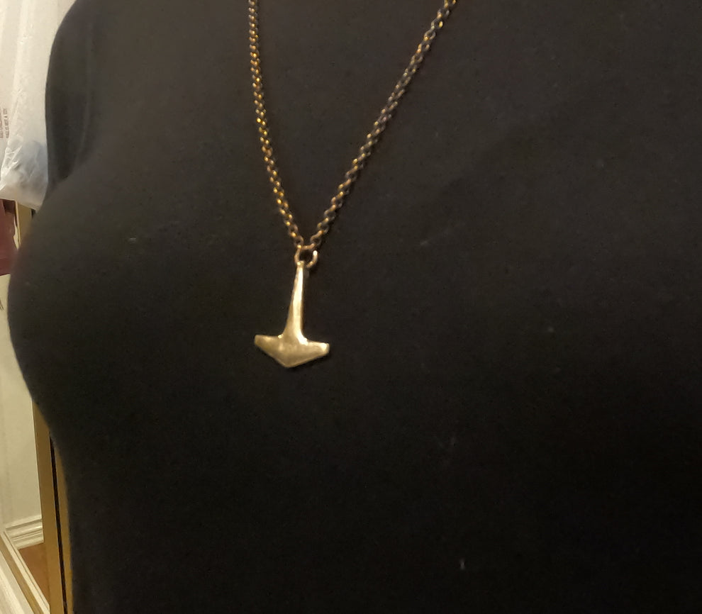 Thor's Hammer Necklace- Bronze Fitjar Replica – Norse Imports LLC