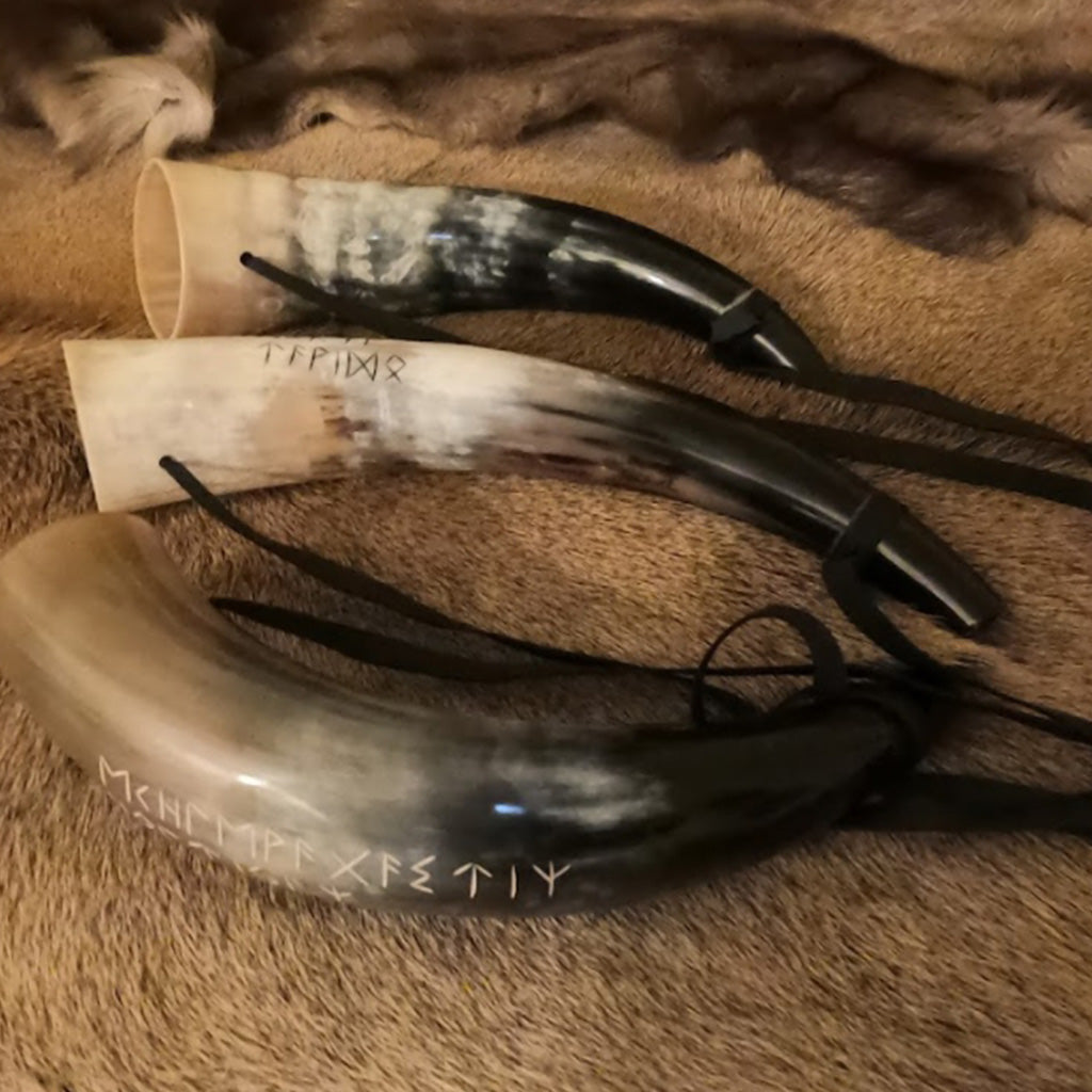 Blowing Horn- Runes from the Gallehus Horns Viking Replica – Norse ...