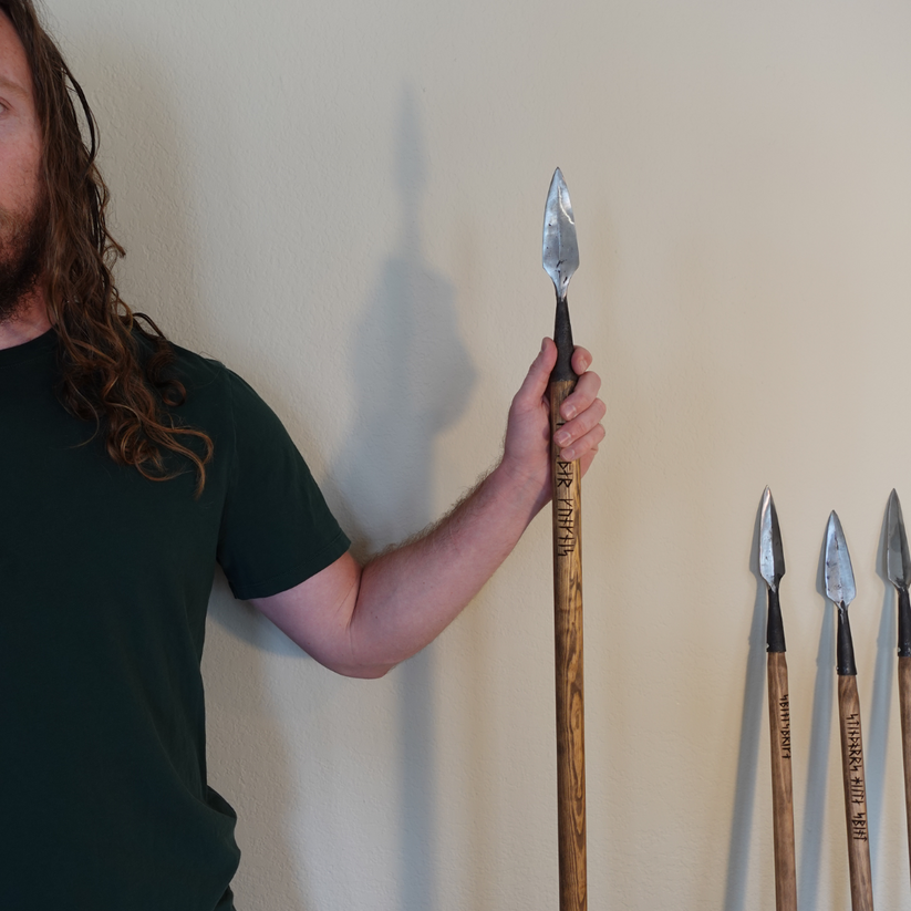 Gungnir-Odins Spear Inscribed with Runes – Norse Imports LLC